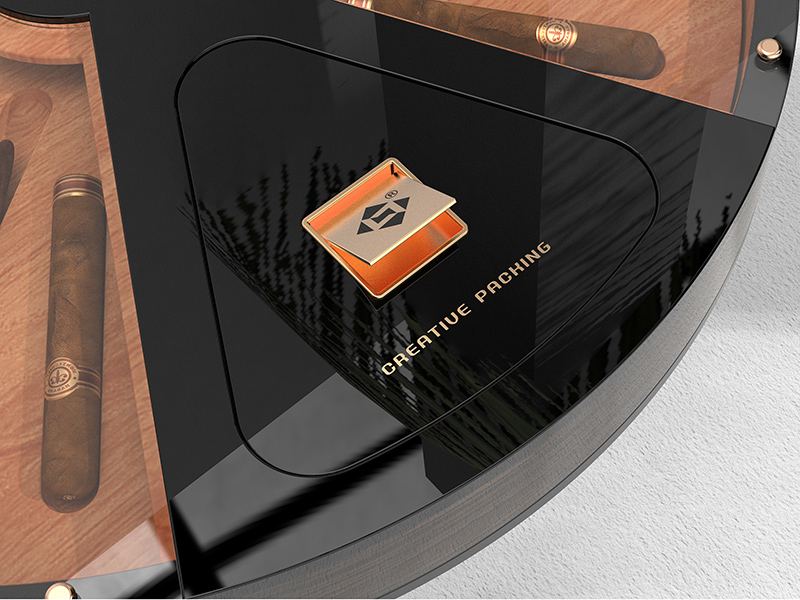 Round Cigar Humidor Table | Creative Packing